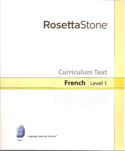 Rosetta Stone French