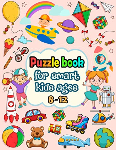 Puzzle book for smart kids ages 8-12: Activity Book for kids – Word ...